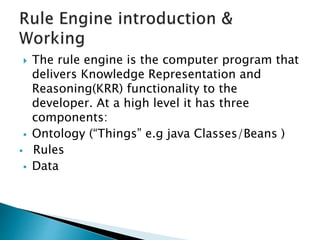Drools rule Concepts | PPTX