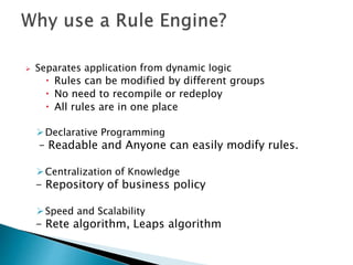Drools rule Concepts | PPTX