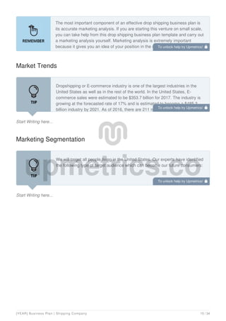 Drop Shipping Business Plan Template - prntbl.concejomunicipaldechinu ...