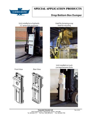Drop Bottom Box Dumper Guide R0 | PDF