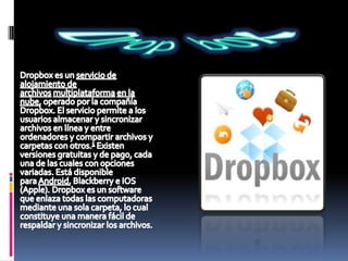 Drop box | PPTX