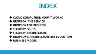 Dropbox - Architecture and Business Prospective | PDF