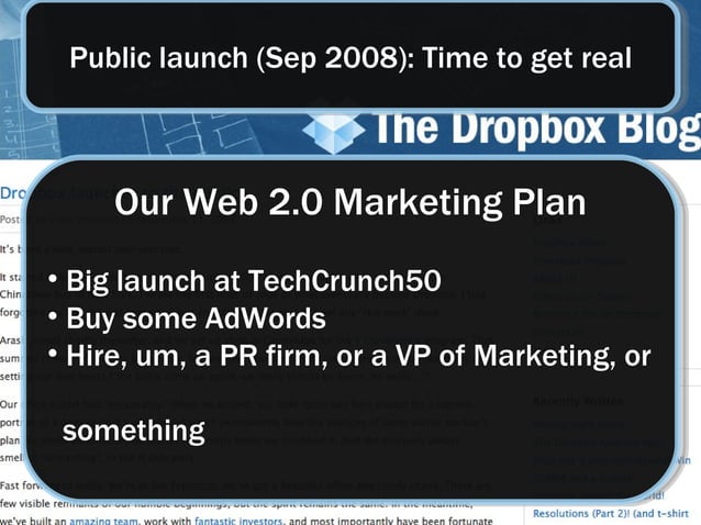 Dropbox Startup Lessons Learned | PPT