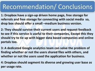Drop box case study analysis | PPTX
