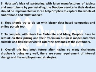 Drop box case study analysis | PPTX