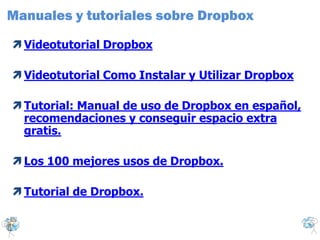 Manual básico de Dropbox | PDF