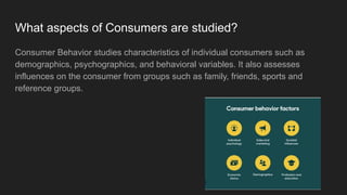 Consumer Behavior in Marketing | PDF