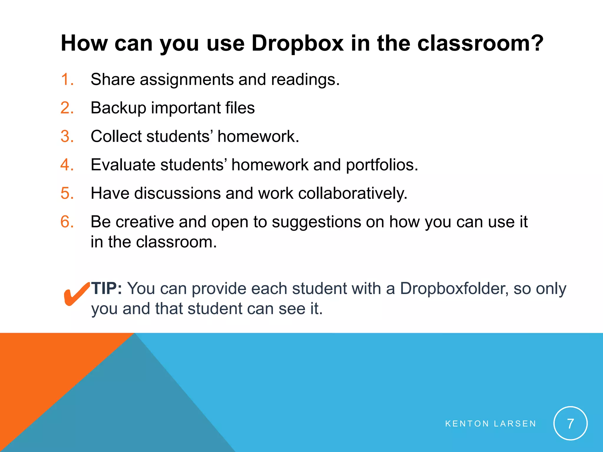 Dropbox presentation | PPTX