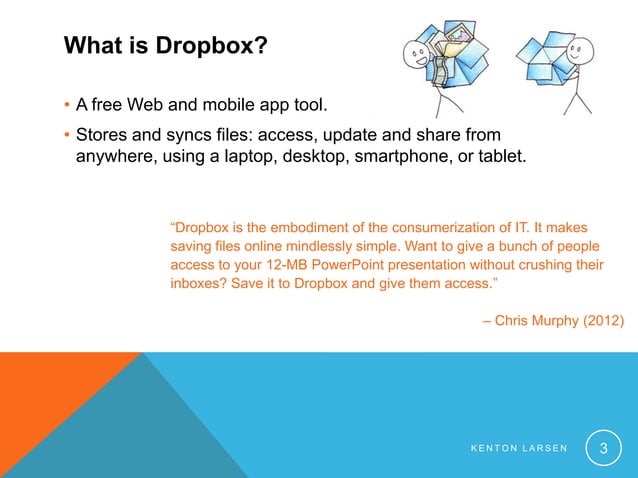 Dropbox presentation | PPTX | Computing | Technology & Computing
