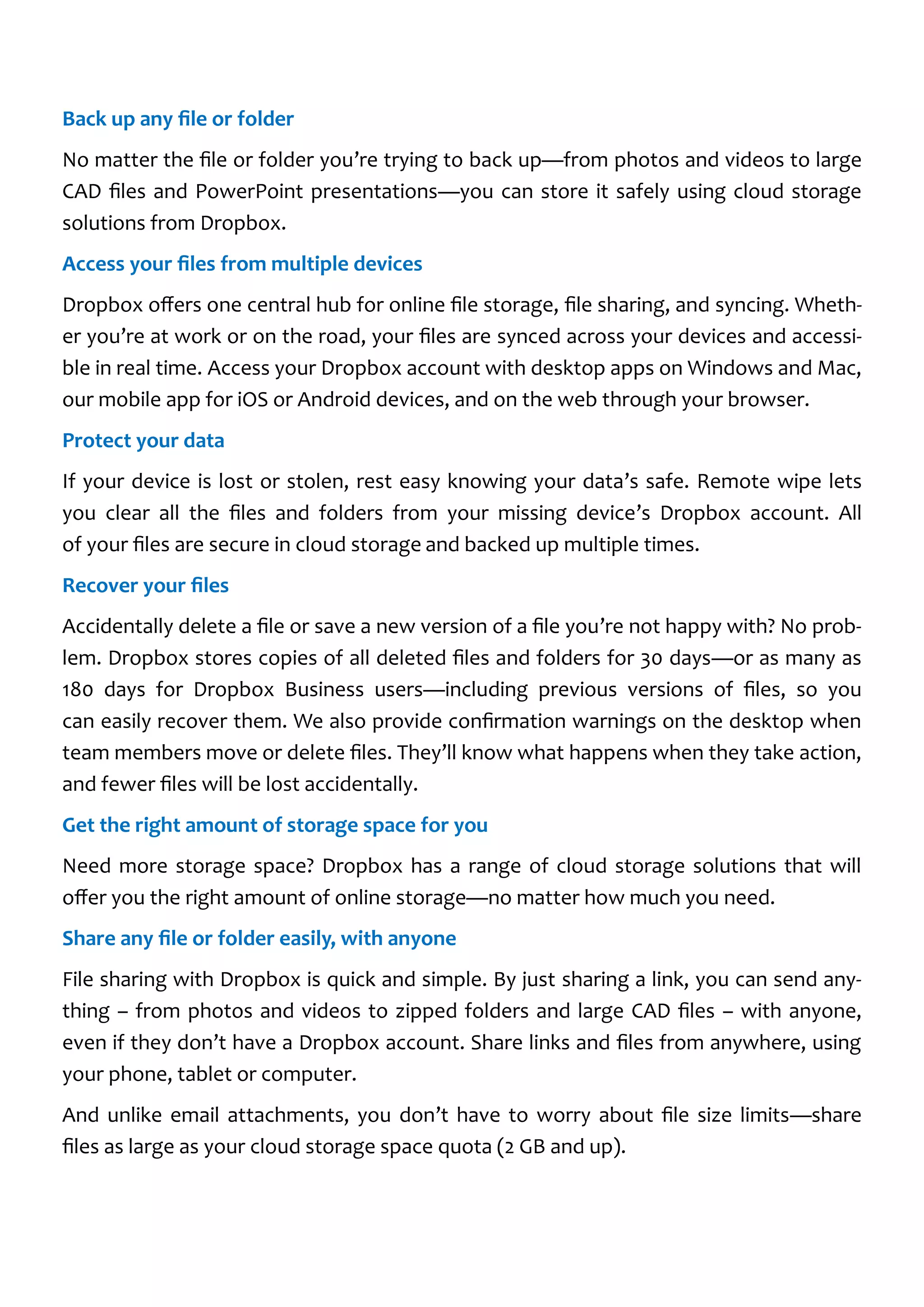 Drop box review | PDF