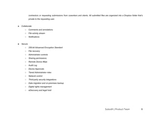 Dropbox S1 Analysis | PPT