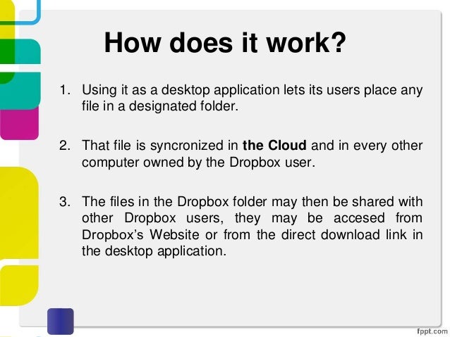 Dropbox tutorial