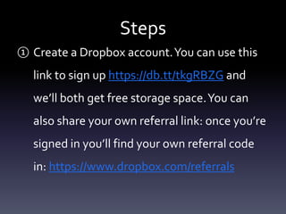 Dropbox workflow (eng) | PPT