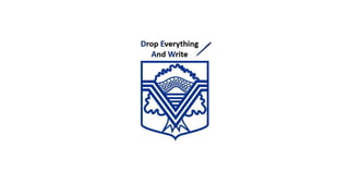 Drop everything and write updated | PPTX