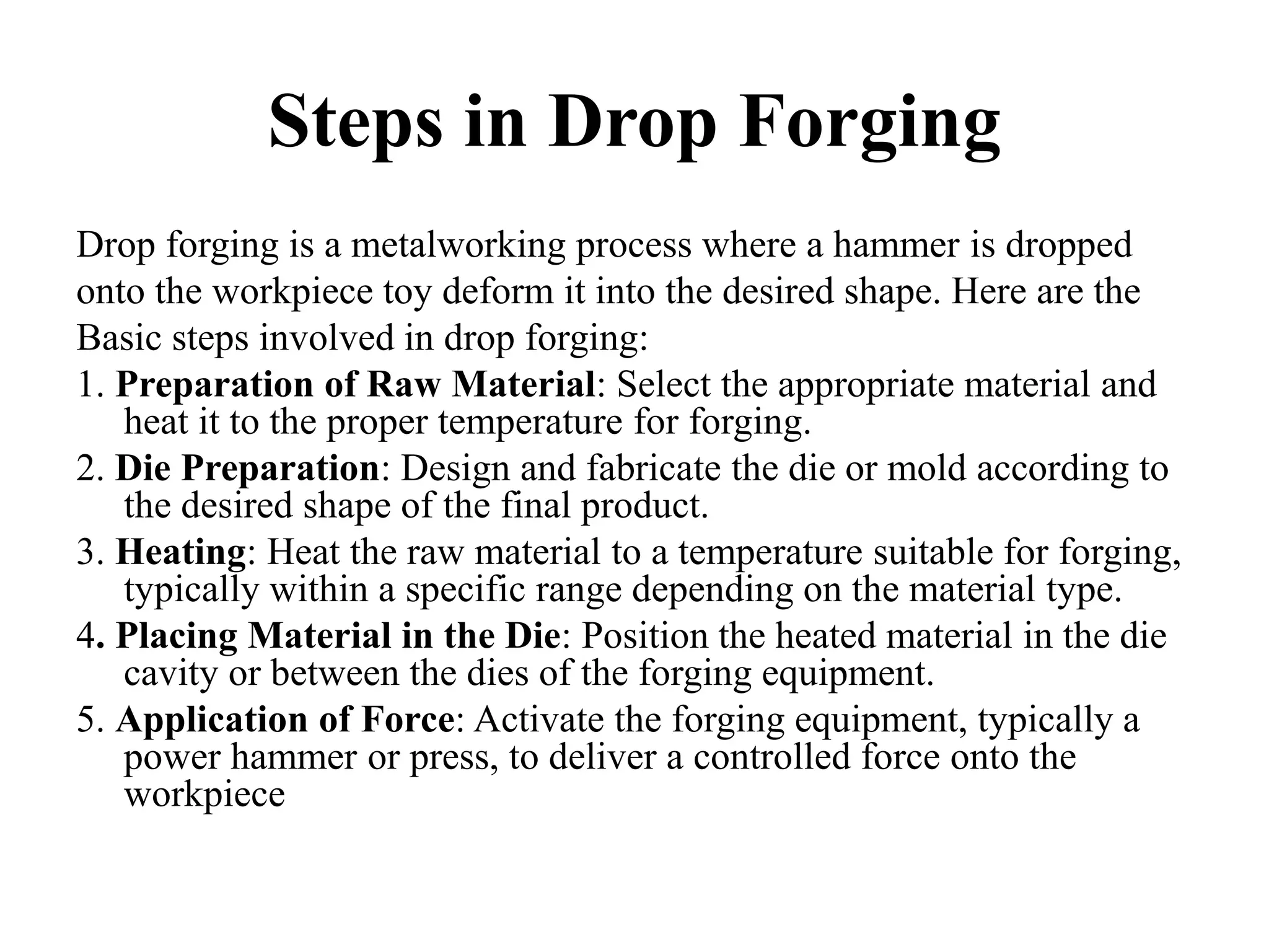drop forging presentation of manufacturing processes.pptx