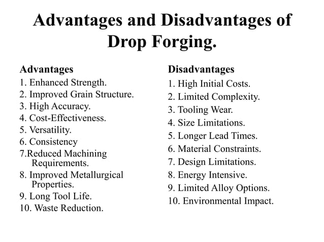 drop forging presentation of manufacturing processes.pptx