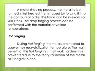 Drop forging report | PPT
