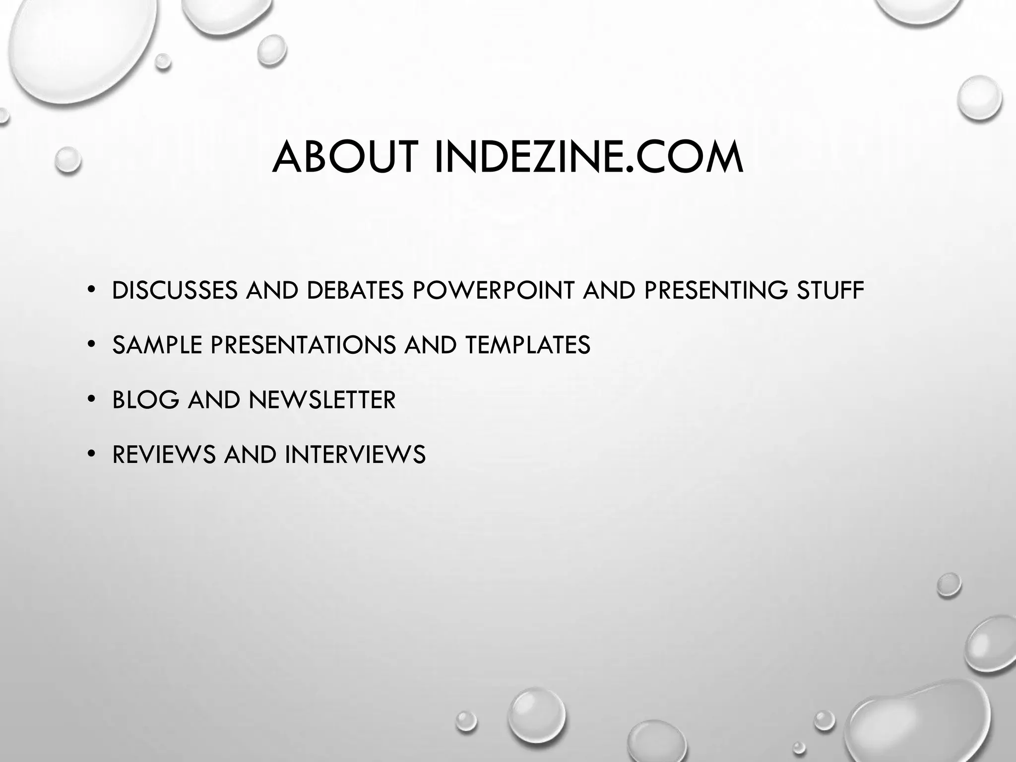 Droplet Theme in PowerPoint | PPTX