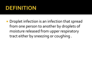 DROPLET INFECTIONS.pptx