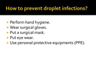 DROPLET INFECTIONS.pptx
