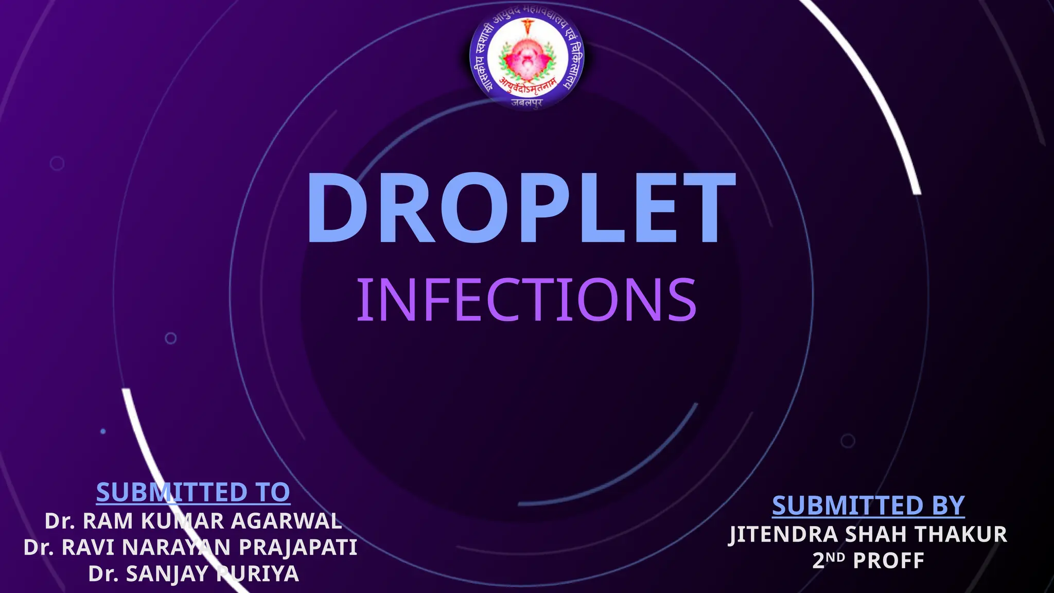 DROPLETS INFECTION 16.pptx swasthwritta 2nd prof | PPTX