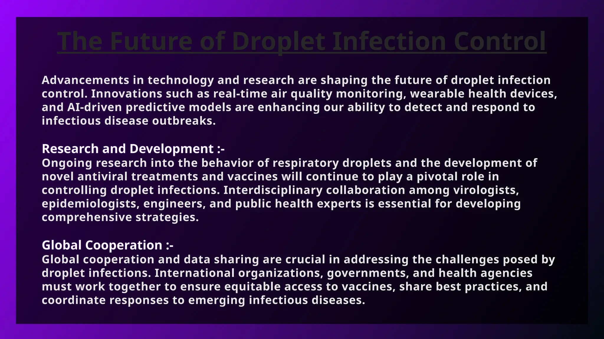 DROPLETS INFECTION 16.pptx swasthwritta 2nd prof | PPTX