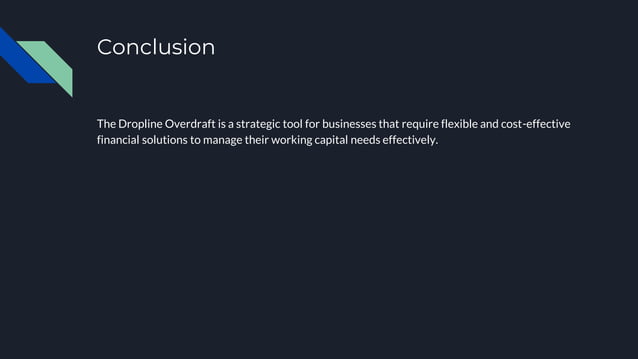Managing Cash Flow with Dropline Overdrafts | PPTX | Business ...
