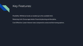 Managing Cash Flow with Dropline Overdrafts | PPTX