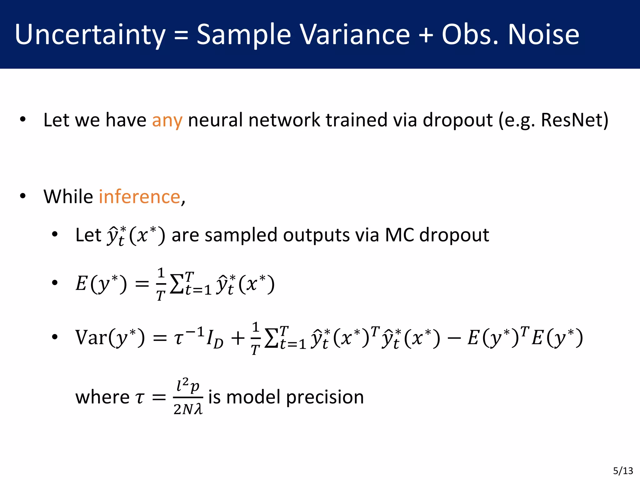 Dropout as a Bayesian Approximation | PDF