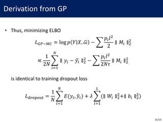 Dropout as a Bayesian Approximation | PPT