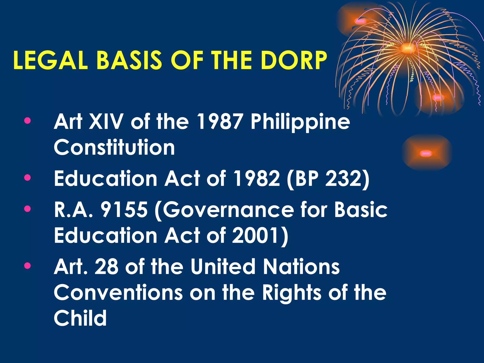 Dropout reduction program (dorp) | PPT