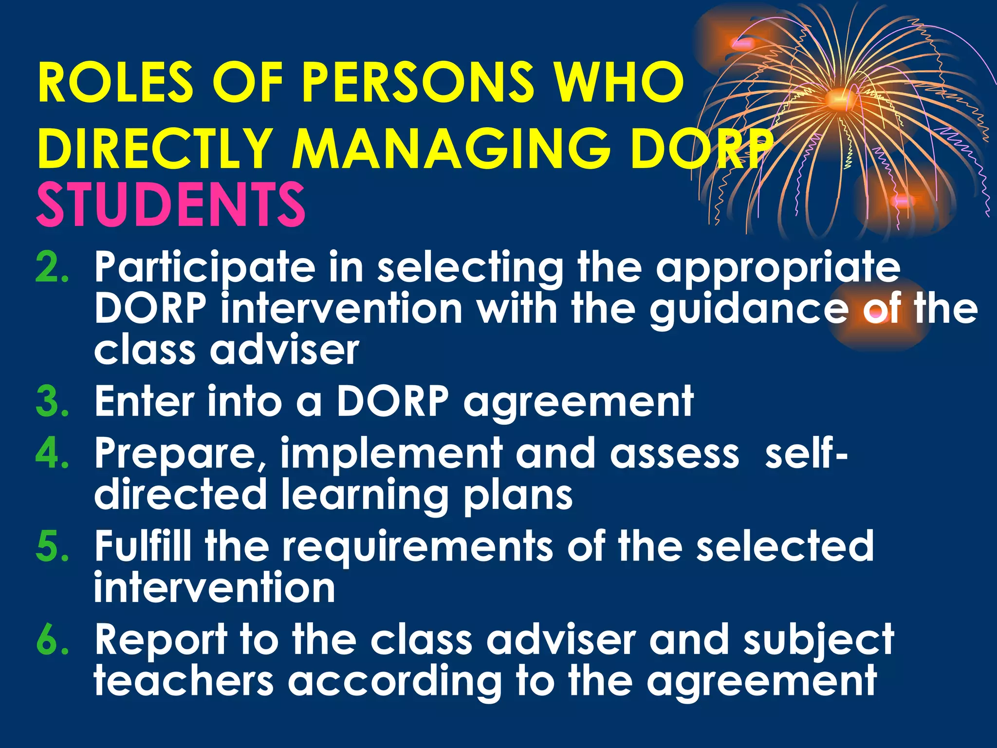 Dropout reduction program (dorp) | PPT