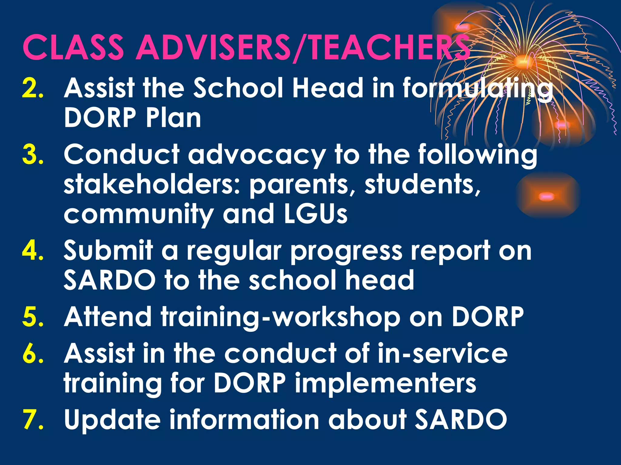 Dropout reduction program (dorp) | PPT