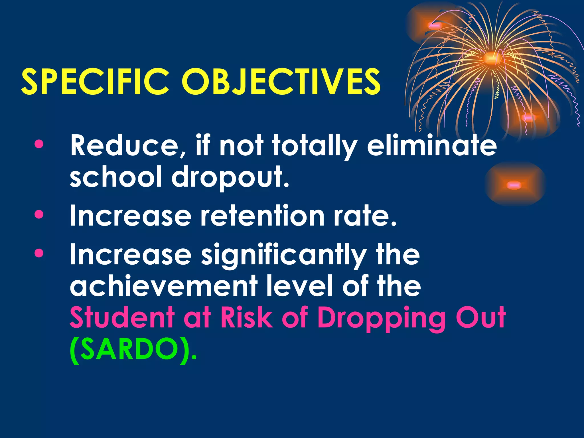 Dropout reduction program (dorp) | PPT