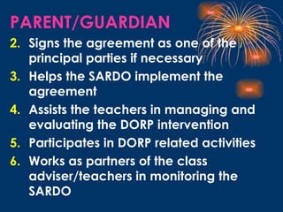 Dropout reduction program (dorp) | PPT