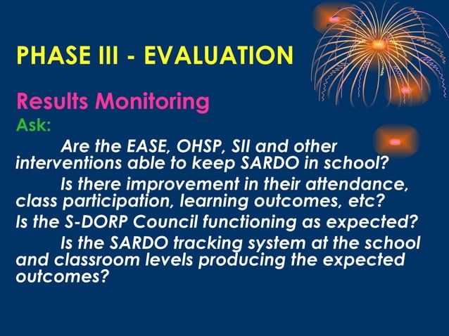 Dropout reduction program (dorp) | PPT