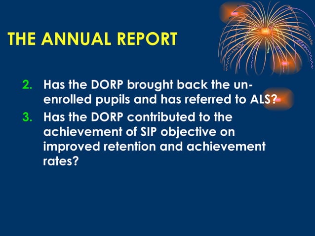 Dropout reduction program (dorp) | PPT