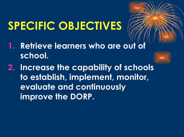 Dropout reduction program (dorp) | PPT