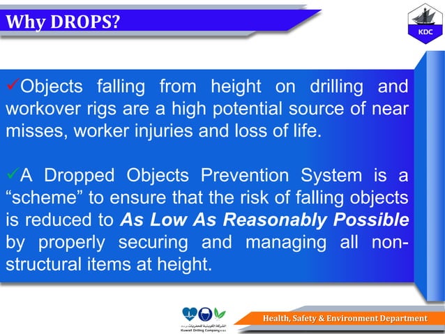 Dropped Object Prevention Campaign 1 Pptx