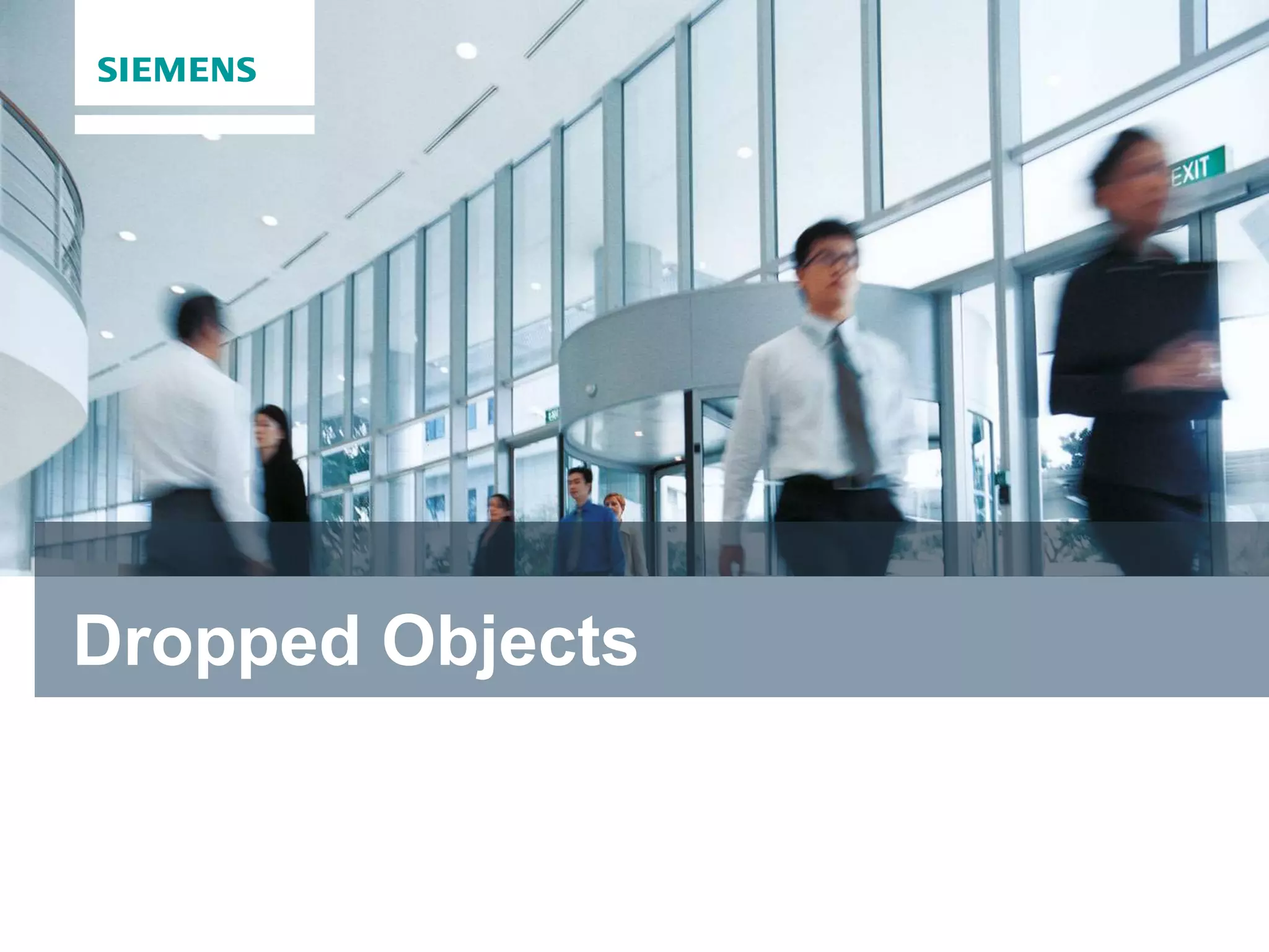 Dropped Objects Presentation - Aimed At Personnel Working In the ...