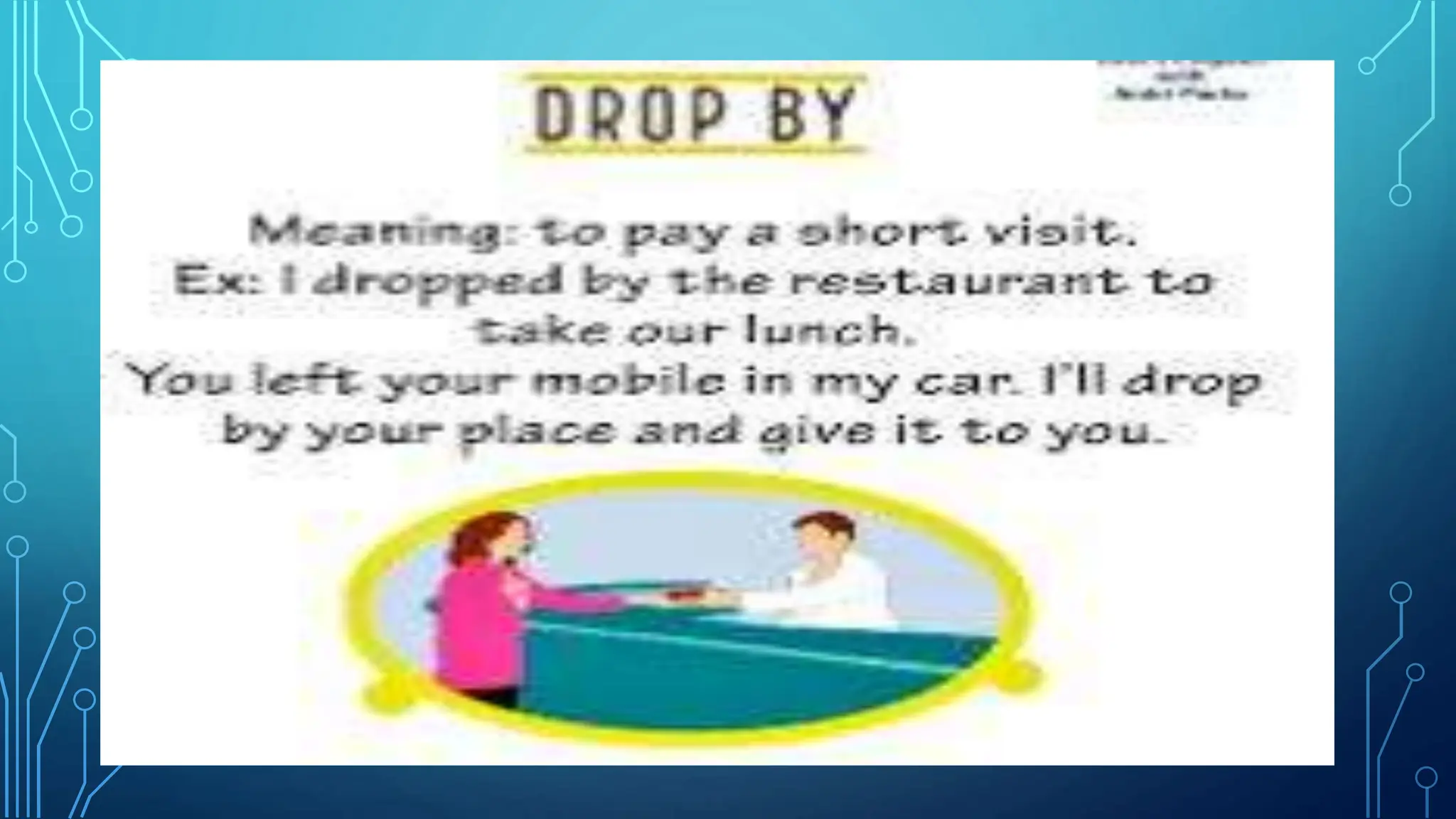 DROP PHRASAL VERBS.pptx examples, exercises | PPT