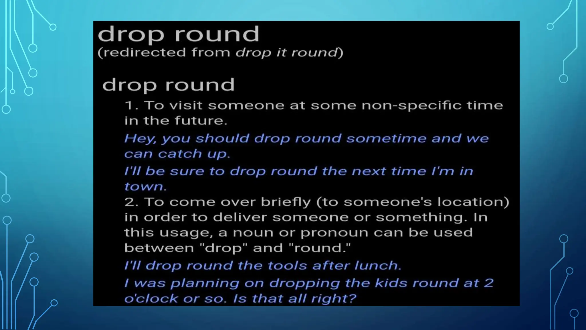 DROP PHRASAL VERBS.pptx examples, exercises | PPT