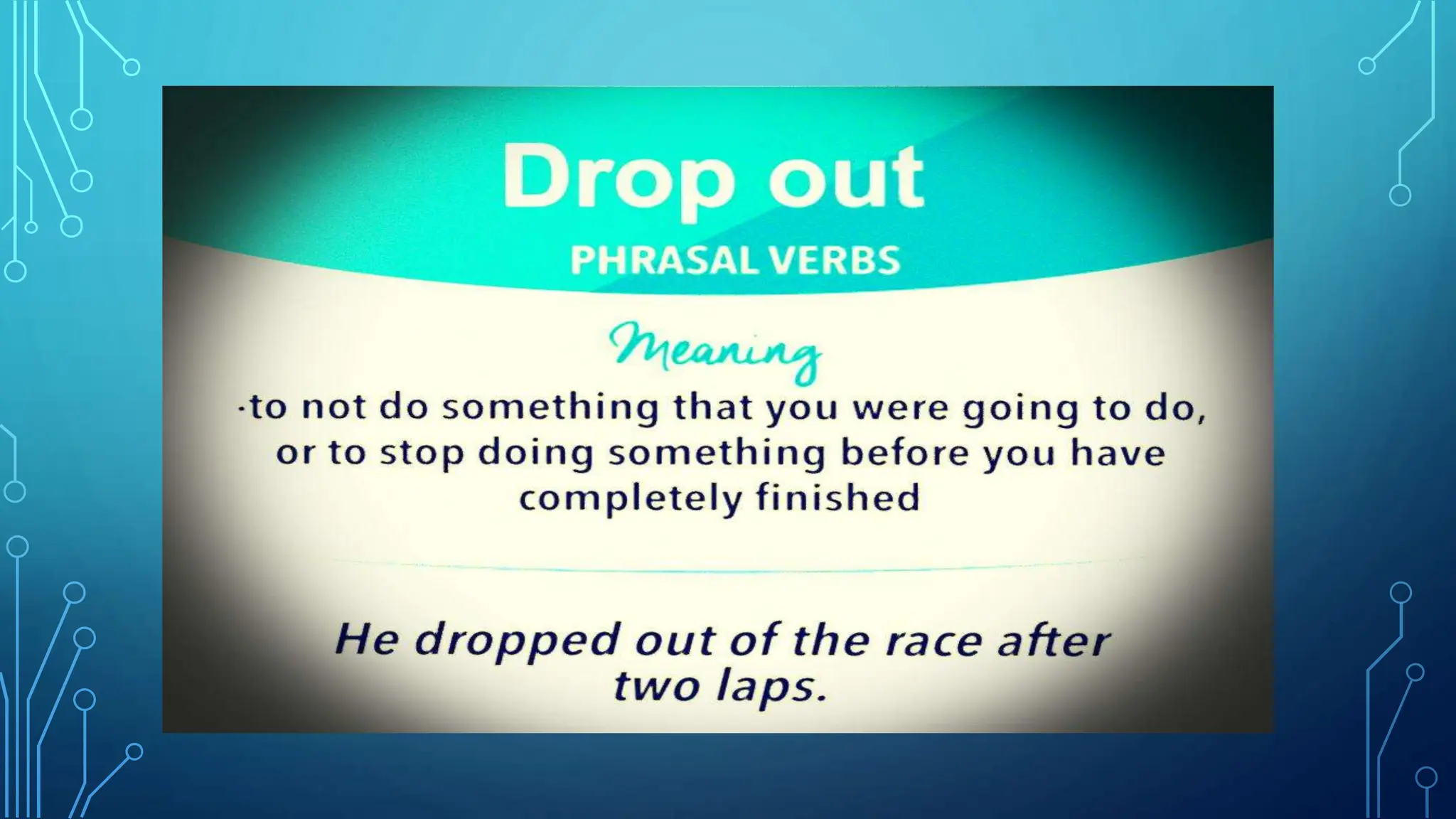 DROP PHRASAL VERBS.pptx examples, exercises | PPT