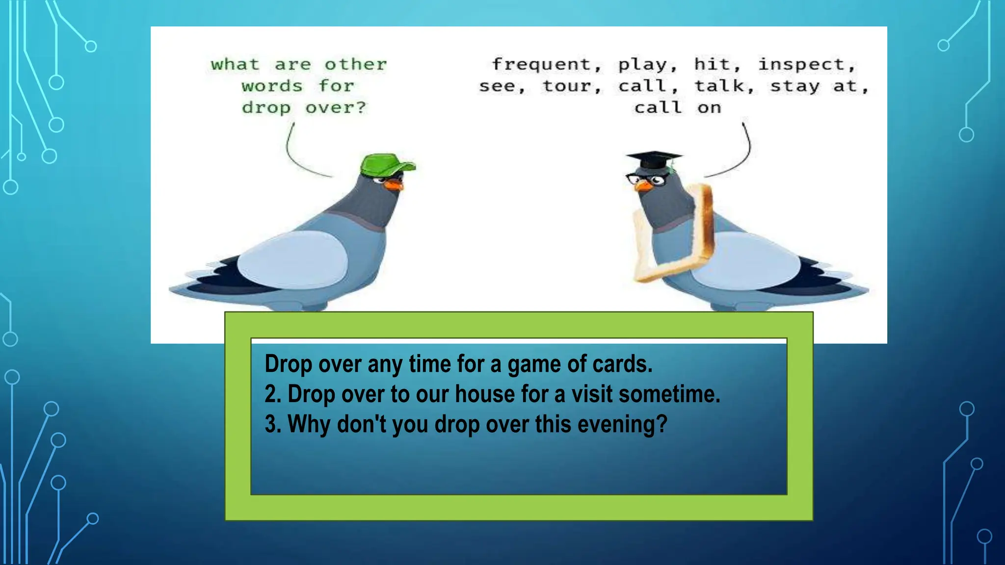 DROP PHRASAL VERBS.pptx examples, exercises | PPT