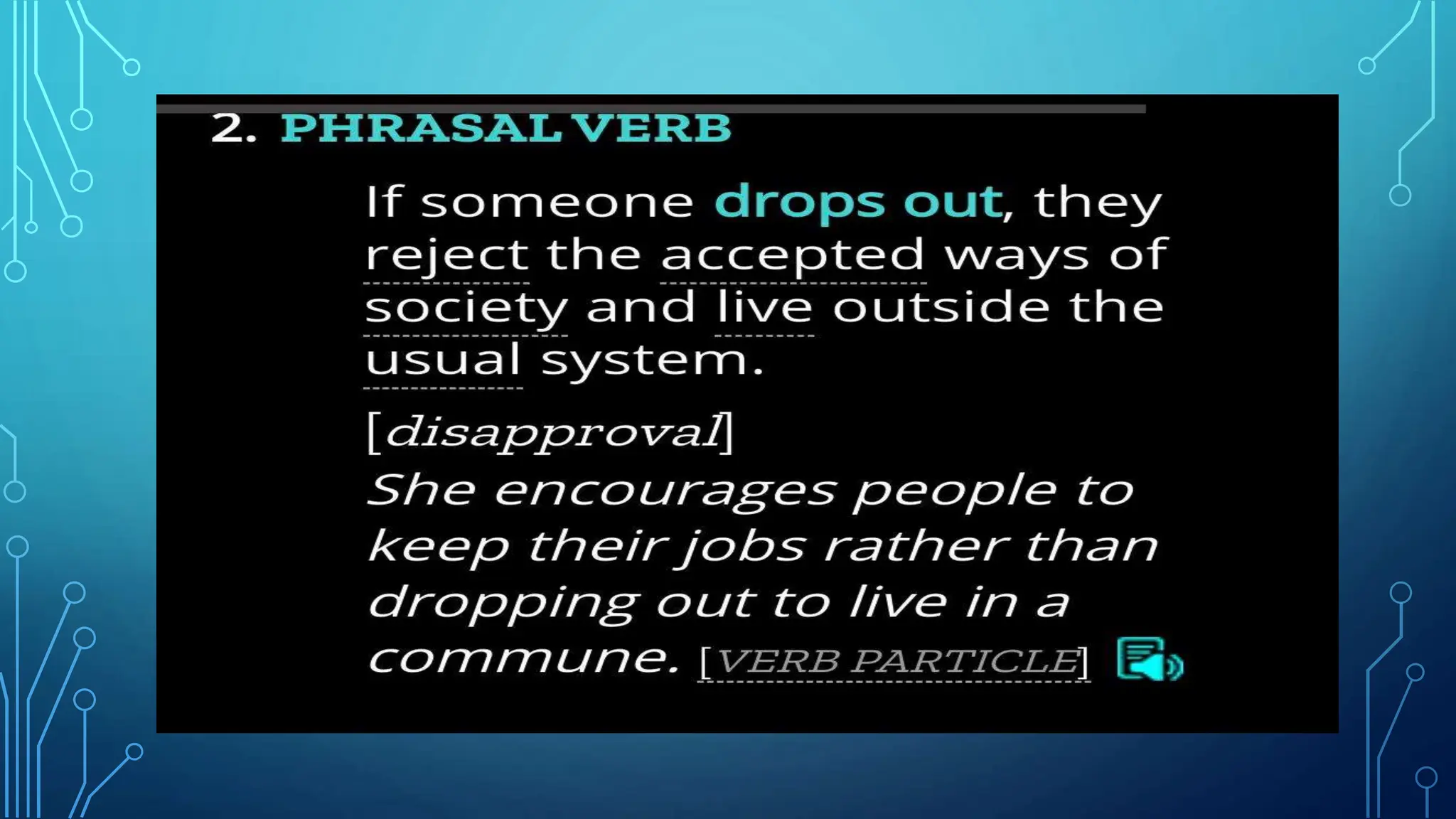 DROP PHRASAL VERBS.pptx examples, exercises | PPT