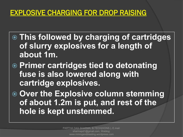 Drop raising in underground mines | PDF