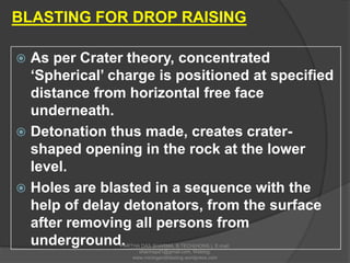 Drop raising in underground mines | PDF