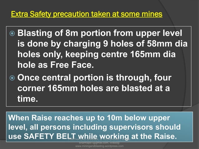 Drop raising in underground mines | PDF