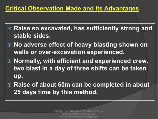 Drop raising in underground mines | PDF