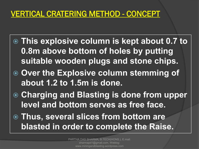 Drop raising in underground mines | PDF